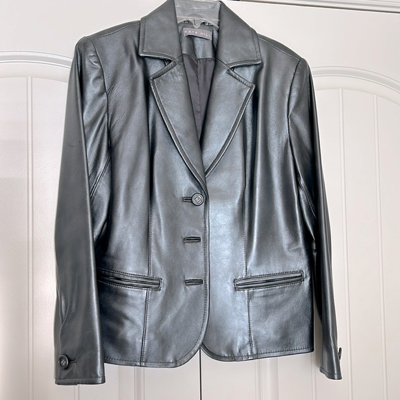 Kate Hill | Jackets & Coats | Kate Hill Leather Blazer | Poshmark